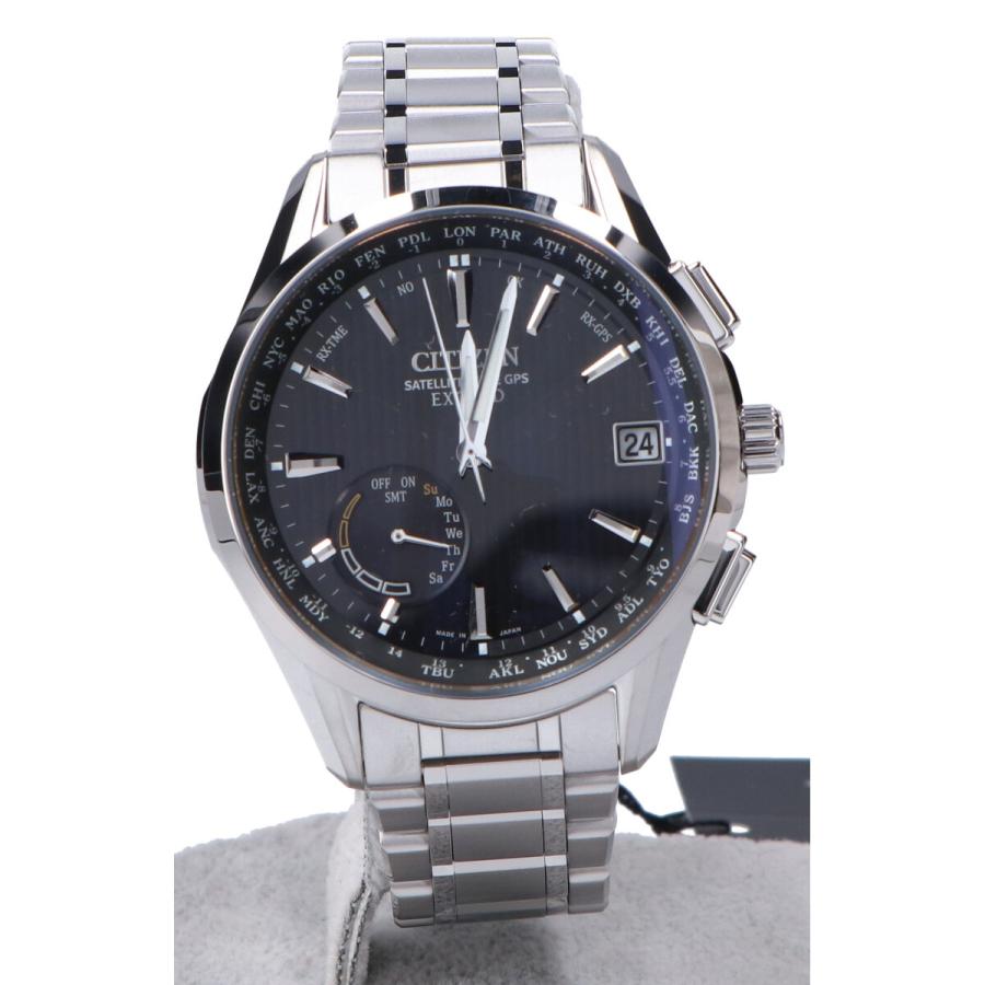 CITIZEN 新品未使用 シチズン CC3050-56F Cal.F150 EXCEED エクシード デイ＆デイト GPS エコ・ドライブ電波 腕時計 シルバー メンズ : ブランドリユース ...