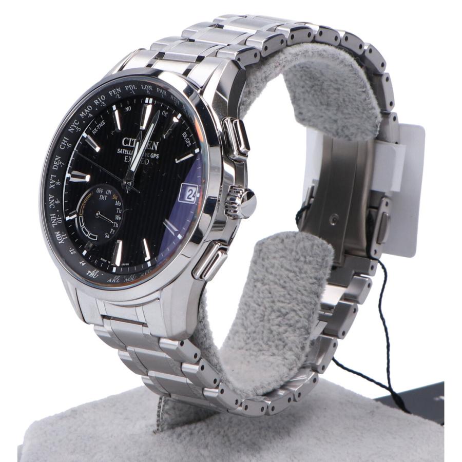 CITIZEN 新品未使用 シチズン CC3050-56F Cal.F150 EXCEED エクシード デイ＆デイト GPS エコ・ドライブ電波 腕時計 シルバー メンズ : ブランドリユース ...