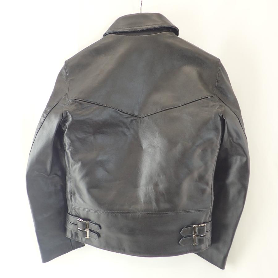 Lewis Leathers ルイスレザー 391T タイトフィット スクエアパッチ カウハイド ライトニング ダブルライダース ジャケット 34 メンズ : ブランドリユースショップエコス ...