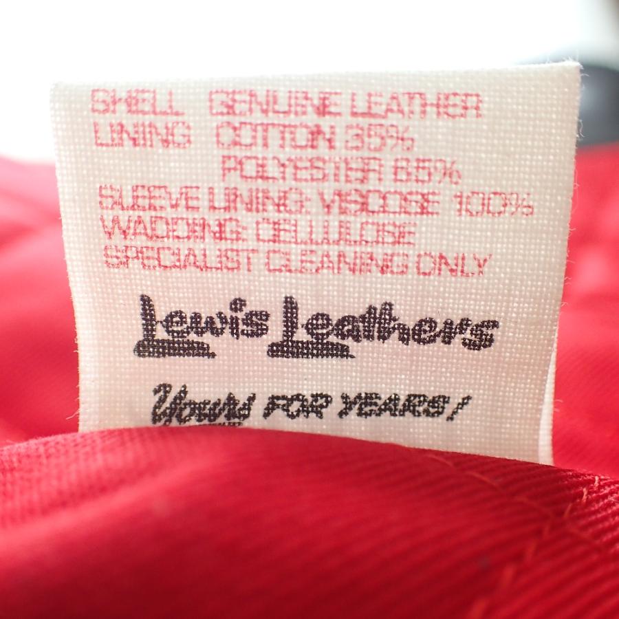Lewis Leathers ルイスレザー 391T タイトフィット スクエアパッチ カウハイド ライトニング ダブルライダース ジャケット 34 メンズ : ブランドリユースショップエコス ...