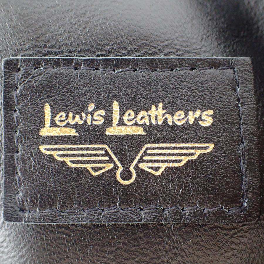 Lewis Leathers ルイスレザー 391T タイトフィット スクエアパッチ カウハイド ライトニング ダブルライダース ジャケット 34 メンズ : ブランドリユースショップエコス ...