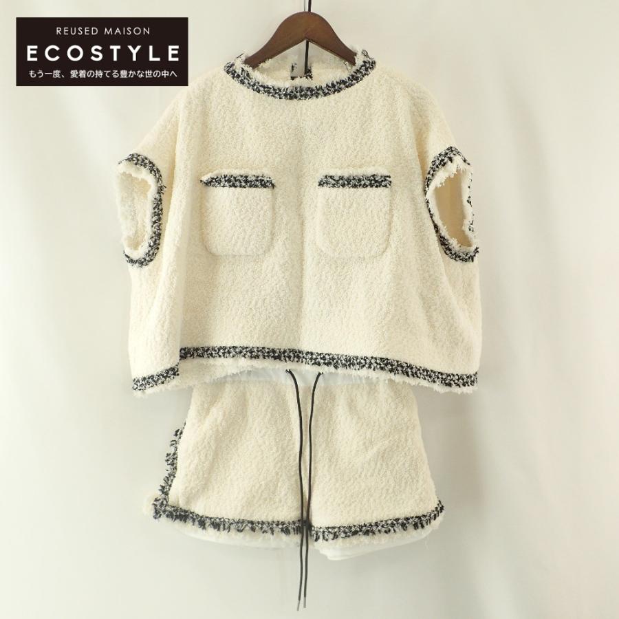 sacai 新品同様/23年製 サカイ 23-06469/23-06470 ツイード プル sacai 新品同様/23年製 サカイ 23-06469/23-06470 ツイード プル