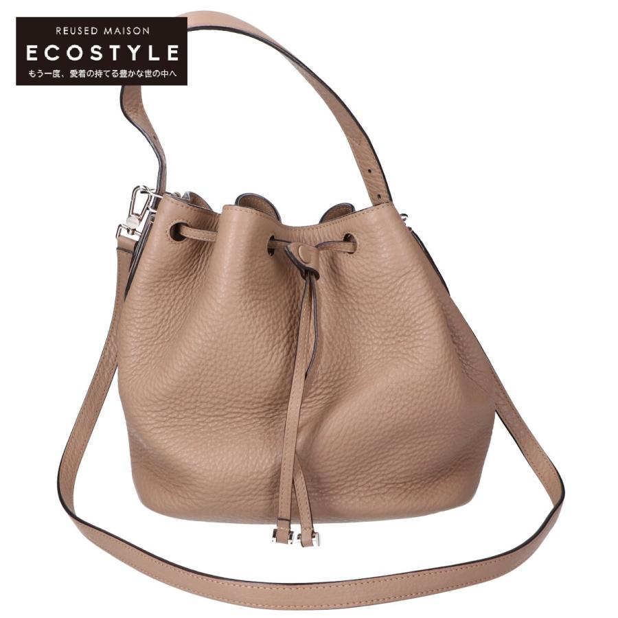 Bally（バリー） 美品 BLOOM DRAWSTRING ドローストリング バケットバッグ 2WAY ショルダーバッグ BEIGE ...