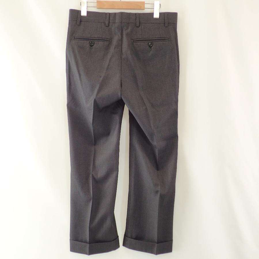 GUCCI 美品/ グッチ 28JNF1 ストライプ シルクxウール 2B GUCCI 美品/ グッチ 28JNF1 ストライプ シルクxウール 2B