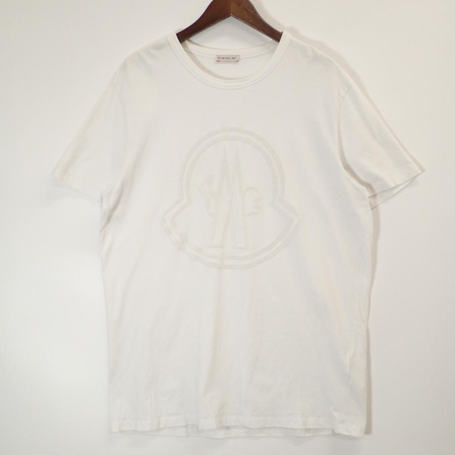国内正規/20年製 MONCLER モンクレール MAGLIA T-SHIRT ビックロゴ 半袖Tシャツ/ トップス XL ホワイト メンズ :2887700000037958:ブランド ...
