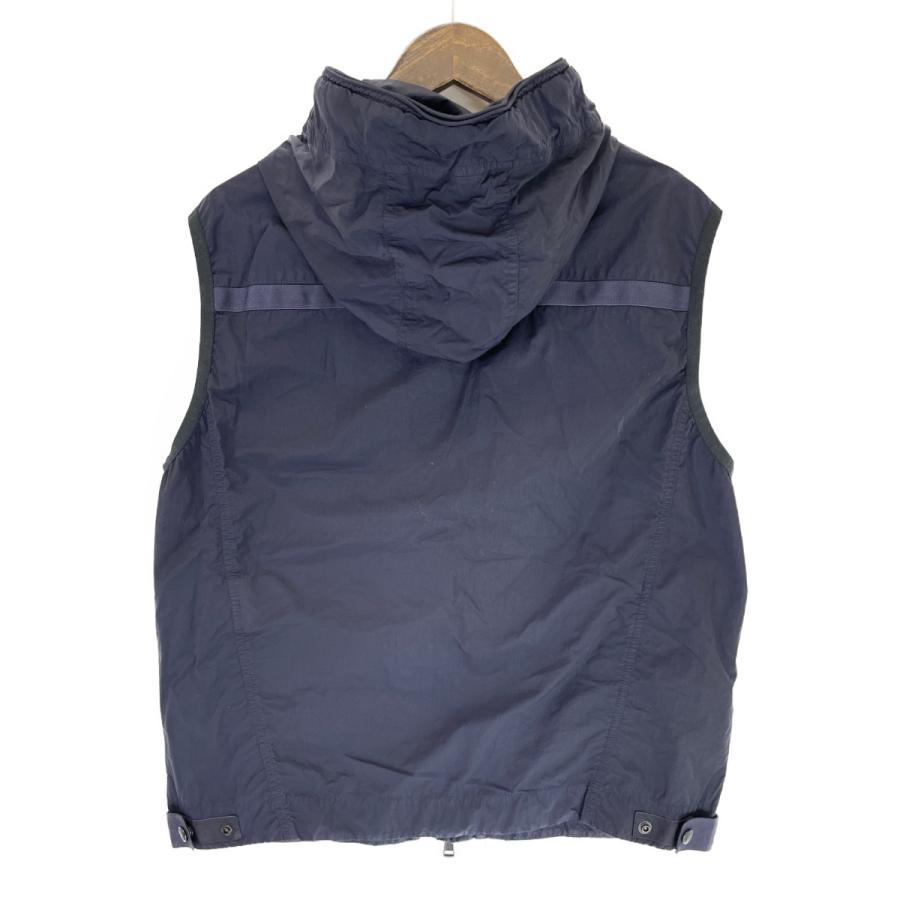 MONCLER（モンクレール） 国内正規/ TOUQUES フーディ ナイロン ベスト 3 ネイビー メンズ : ブランドリユースショップ ...