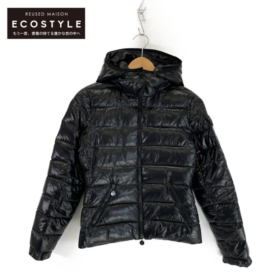 MONCLER モンクレール 45384 BADY フード付ダウン ジャケット 0 ブラック レディース : ブランドリユースショップエコス ...
