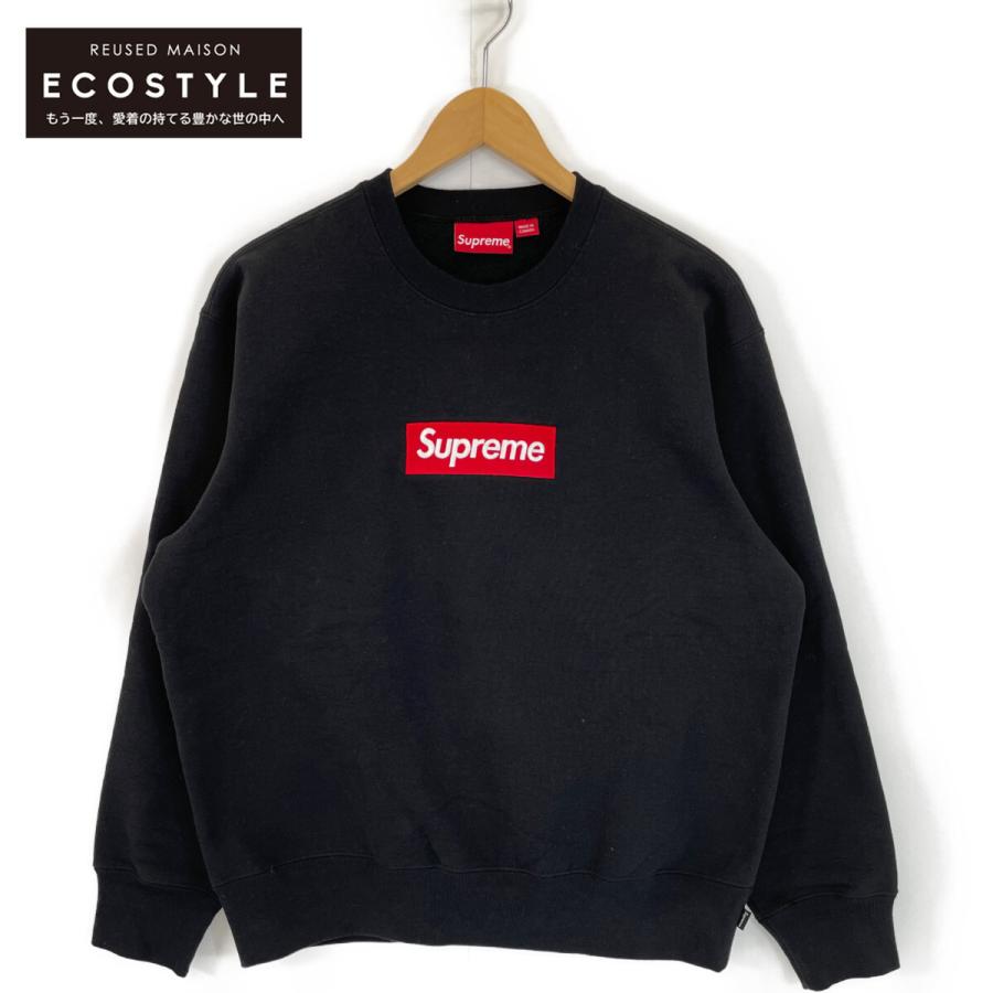 Supreme シュプリーム 22AW ブラック レッドボックスロゴ クルーネック スウェット S トップス コットン メンズ 中古 : ブランドリユースショップエコスタイル - 通販 ...