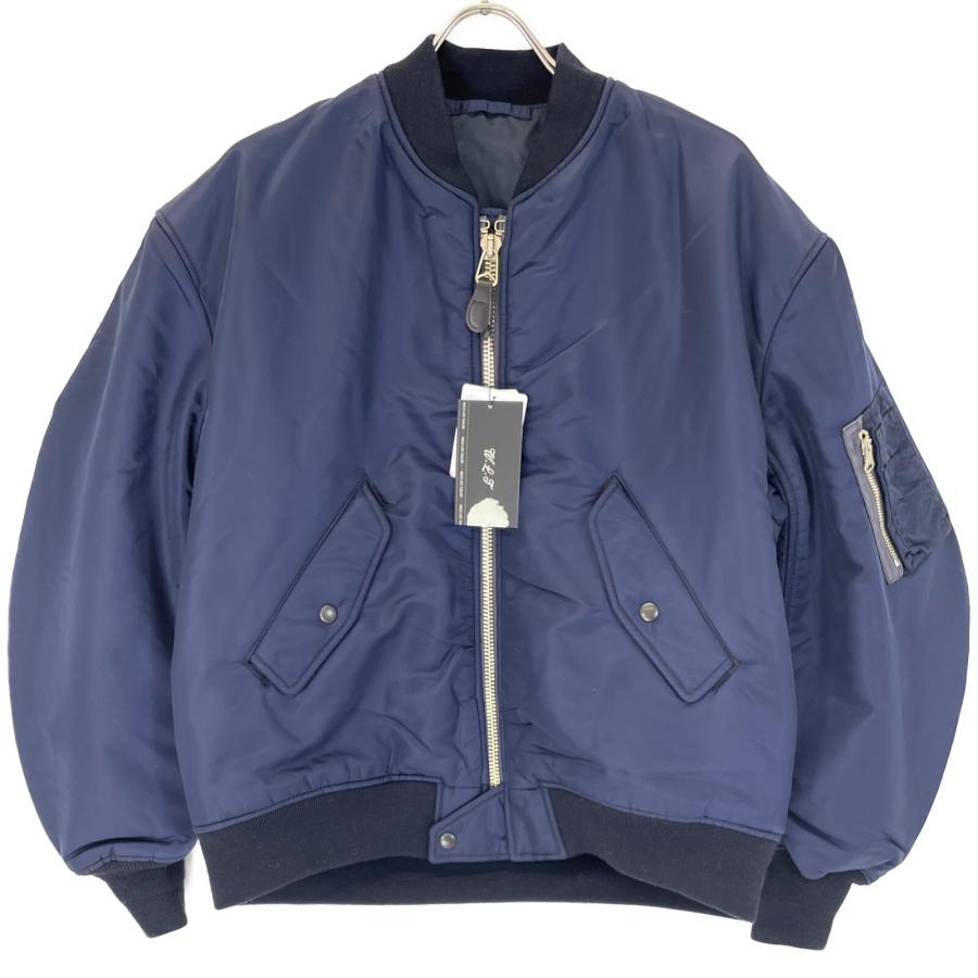 WILD LIFE TAILOR GPL-53030 オーバーサイズ L-2 フライト ジャケット サスティナブル M ネイビー メンズ ...
