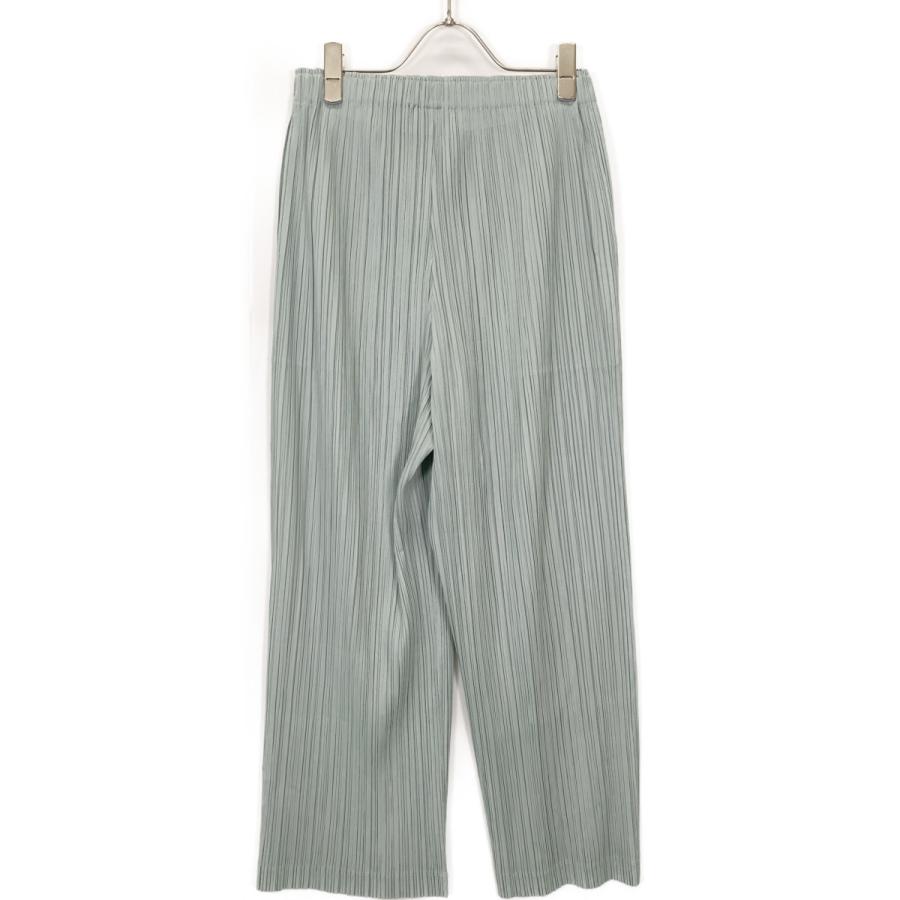 美品/ PLEATS PLEASE プリーツプリーズ PP13-JF423 プリーツ ワイドパンツ/ ボトムス 3 ライトグリーン レディース : ブランドリユースショップエコスタイル ...