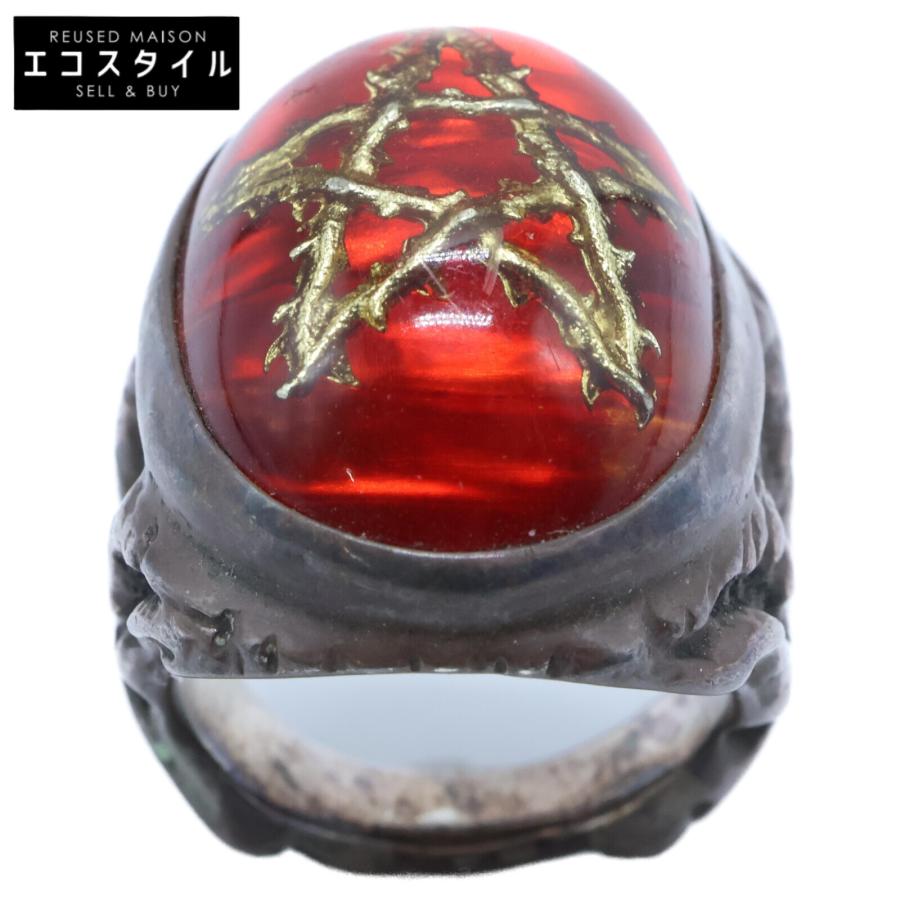 ALEX STREETER アレックスストリーター エンジェルハート リング・指輪 レッド/シルバー メンズ : ブランドリユースショップ ...