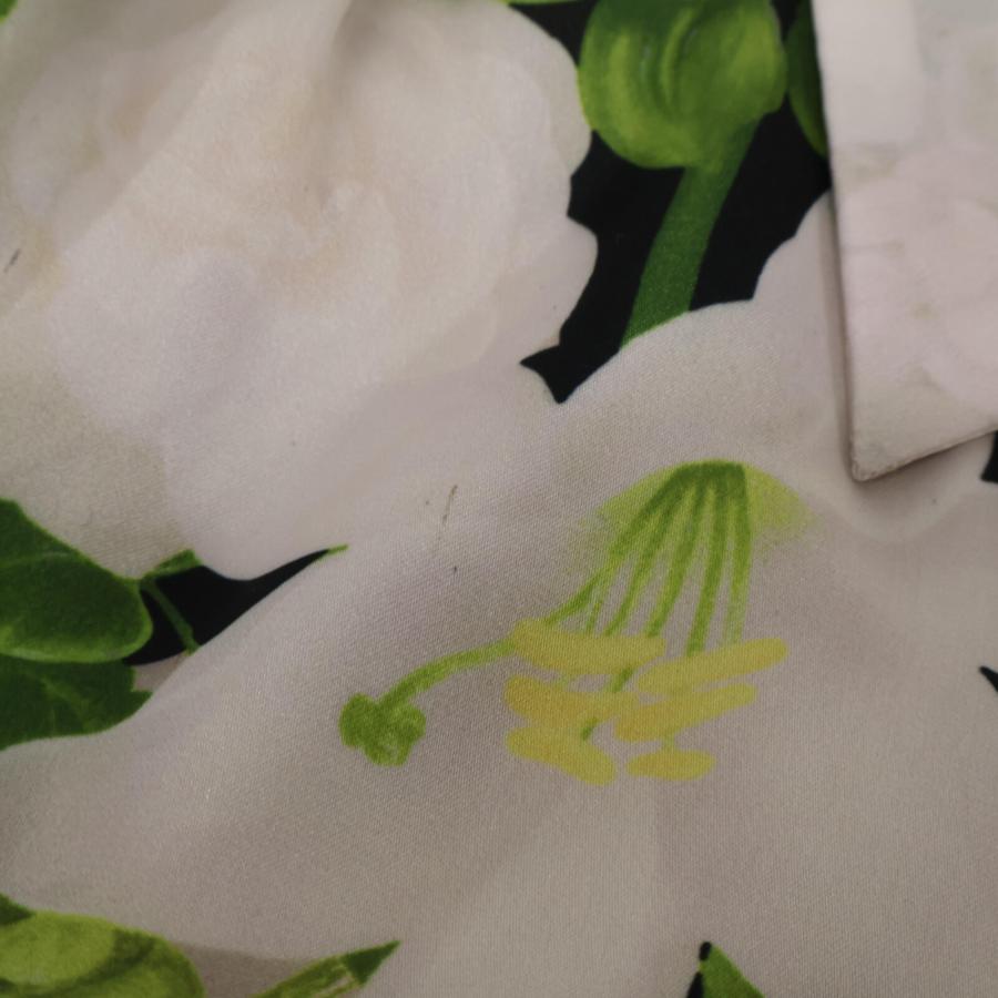 SOV. ソブ ダブルスタンダード 0301-101-244A ラワープリントサテンボウタイワンピース ブラック×グリーン 38 ワンピース ポリエステル レディース 中古 : ブランド ...