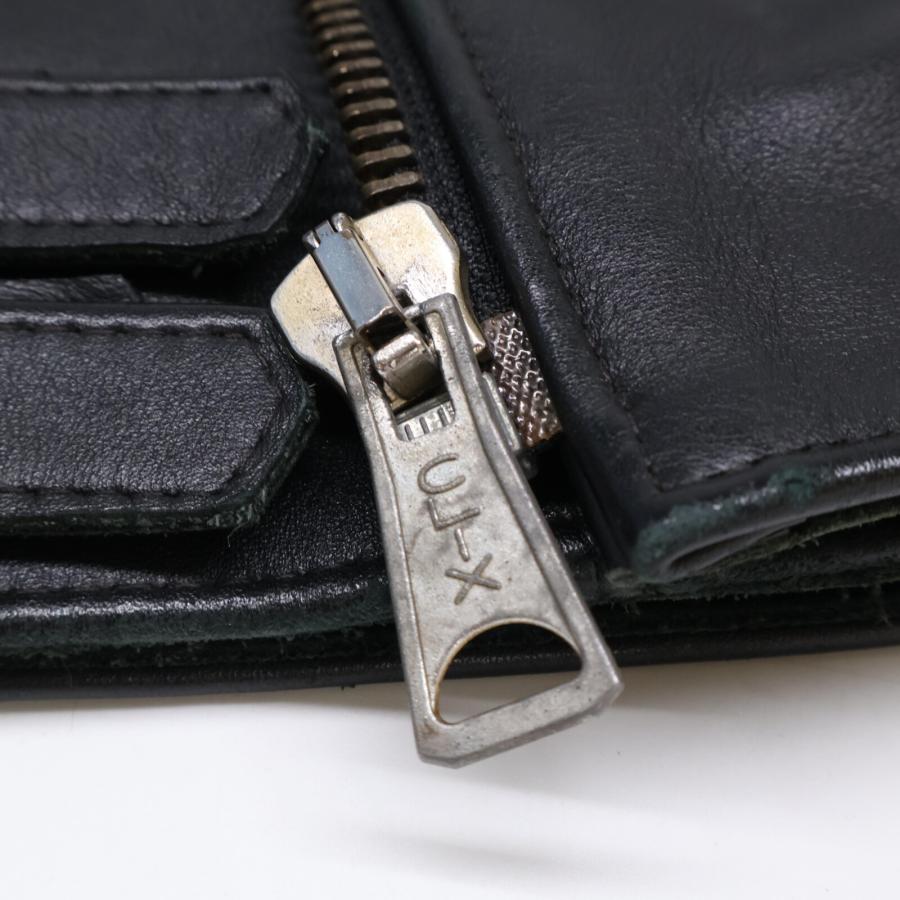 Lewis Leathers ルイスレザー 391 カウハイド 青羽 666期 ライトニング ダブルライダースジャケット 36 ブラック ...