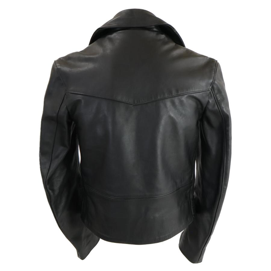 Lewis Leathers ルイスレザー 391 カウハイド 青羽 666期 ライトニング ダブルライダースジャケット 36 ブラック ...