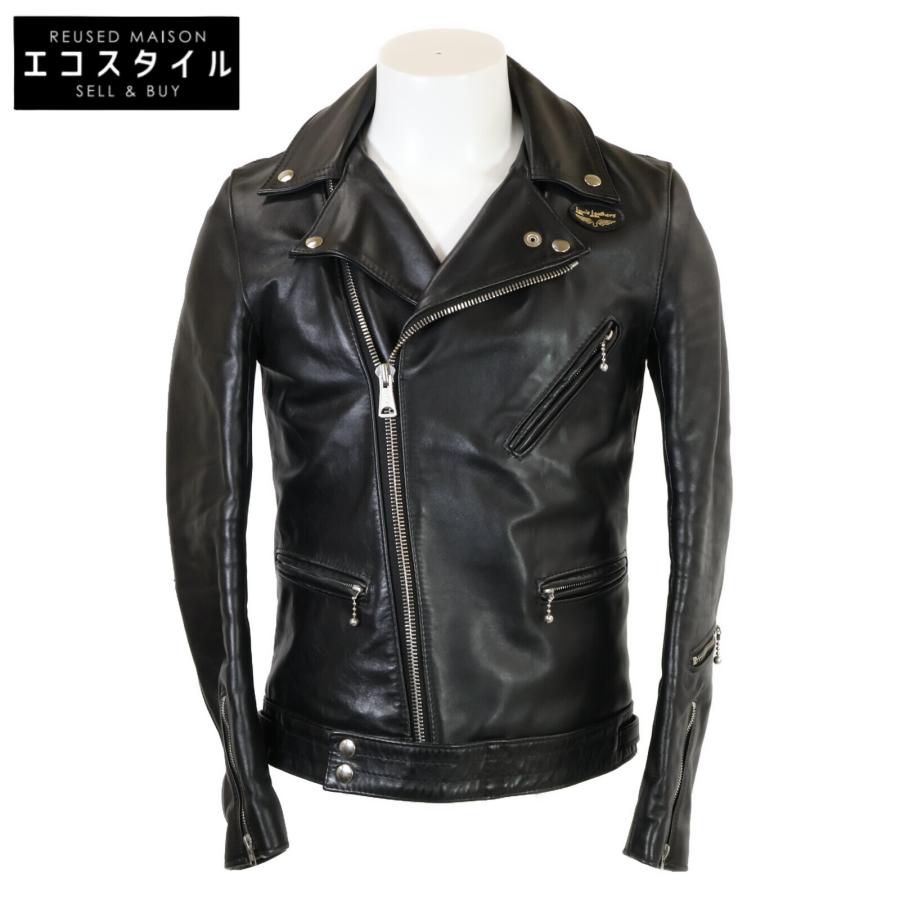 Lewis Leathers ルイスレザー 441T サイクロン ホースハイド ダブルライダースジャケット 36 ブラック メンズ : ブランドリユースショップエコスタイル - 通販 ...