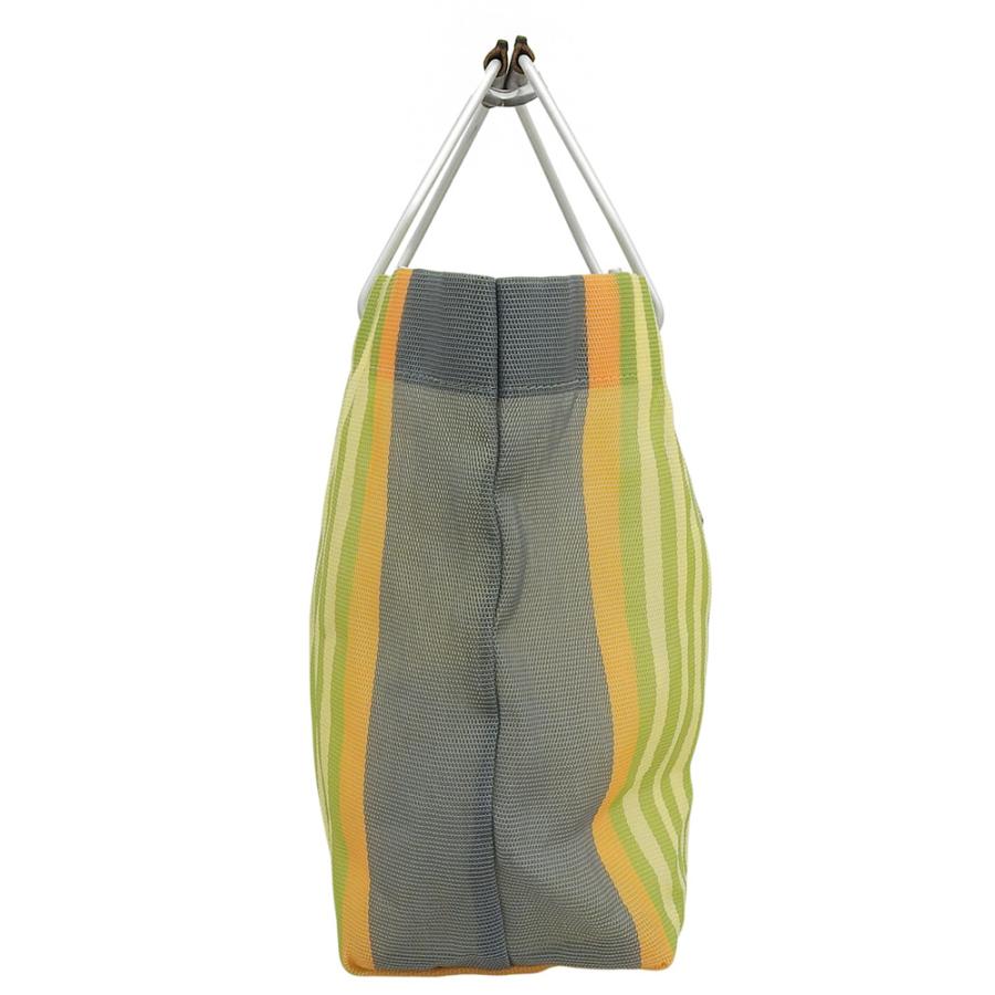 MARNI（マルニ） フラワーカフェ ストライプ メッシュトート ナイロン