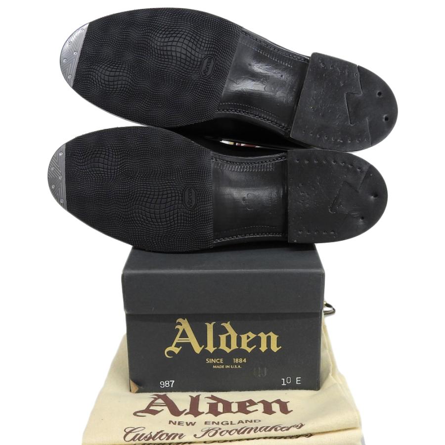 ALDEN 美品 Alden オールデン コードバン 987 ローファー シューズ メンズ ブラック 10E : ブランドリユースショップエコスタイル - 通販 - Yahoo!ショッピング