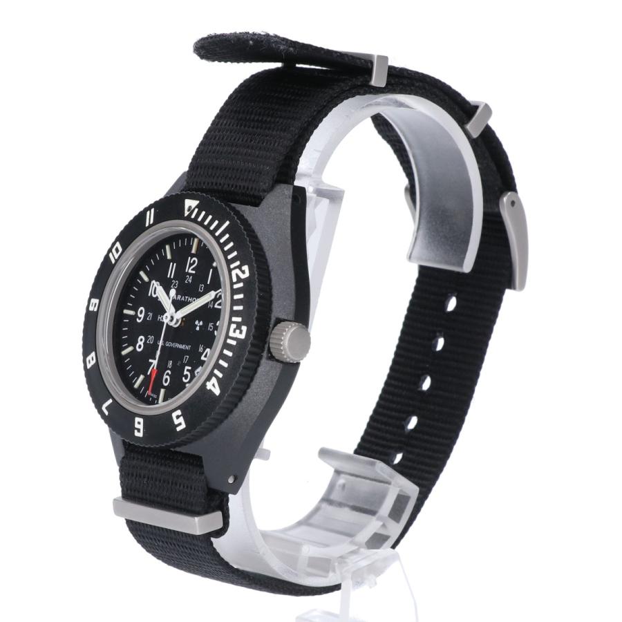 美品/ MARATHON マラソン 6645-01-544-9475-WW194013 ナビゲーター デイト クオーツ 腕時計 ブラック メンズ : ブランドリユースショップエコスタイル ...