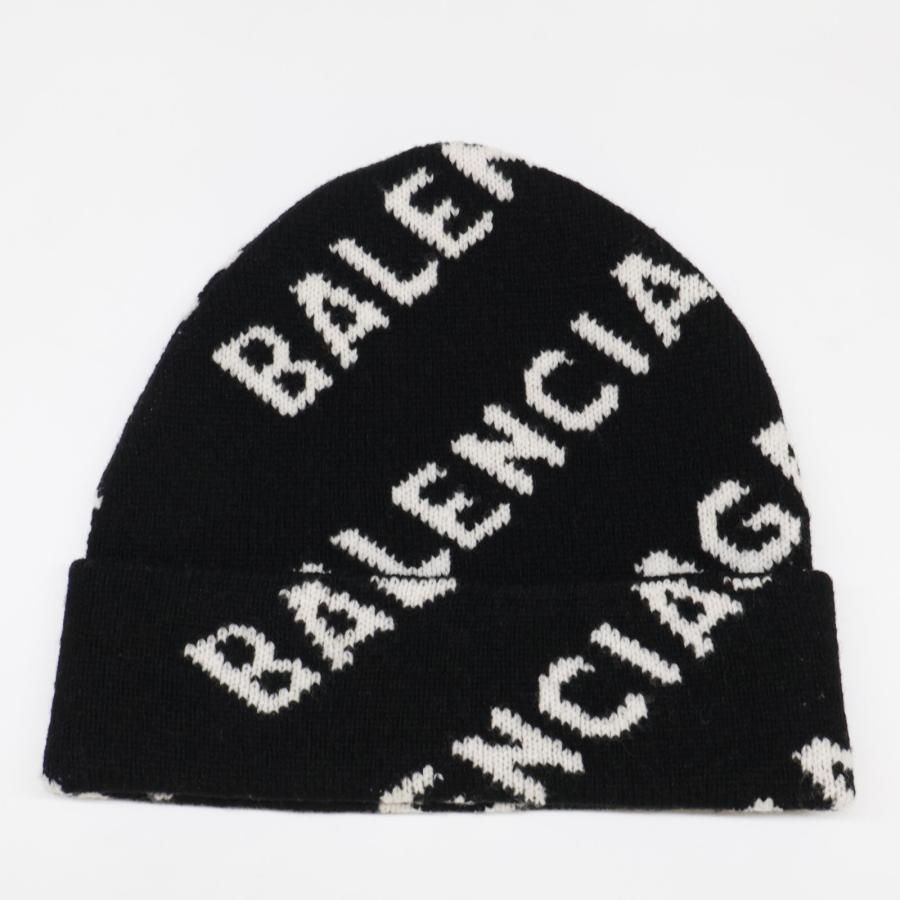BALENCIAGA バレンシアガ 22年 621021 T1567 1070 ロゴ ニット帽 BALENCIAGA バレンシアガ 22年 621021 T1567 1070 ロゴ ニット帽