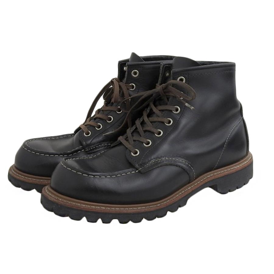 Red Wing レッドウィング クラシックワークブーツ メンズ ブラック 25.5cm 8176 : ブランドリユースショップエコスタイル ...