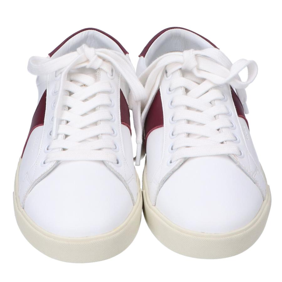 CELINE 美品 セリーヌ TR01L TRIOMPHE トリオンフ サイドライン レザーローカットスニーカー シューズ 36 ホワイト ...