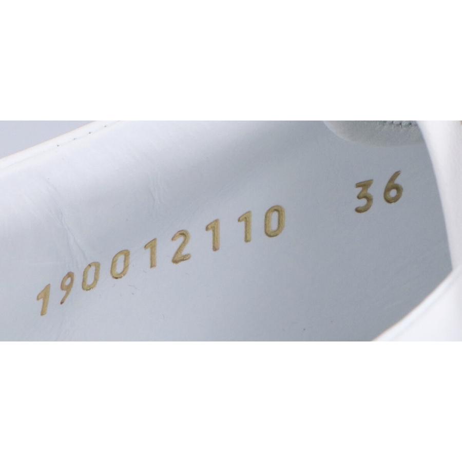 美品 CELINE セリーヌ TR01L TRIOMPHE トリオンフ サイドライン レザーローカットスニーカー シューズ 36 ホワイト ...