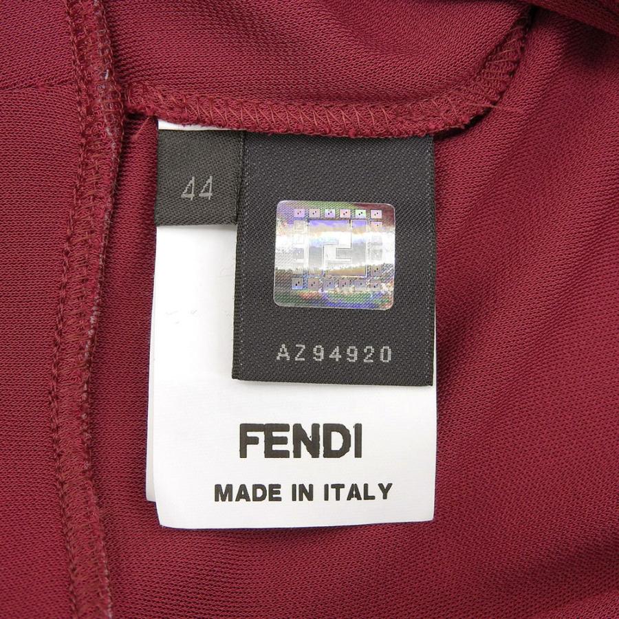 FENDI 新品同様 フェンディ ドレス ワンピース レディース ボルドー 44 正規 FD6905 : ブランドリユースショップエコスタイル ...