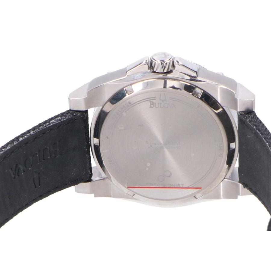 美品 BULOVA ブローバ 96B132 PRECISIONIST Champlain プレシジョニストシャンプレーン デイト ナイロン ...
