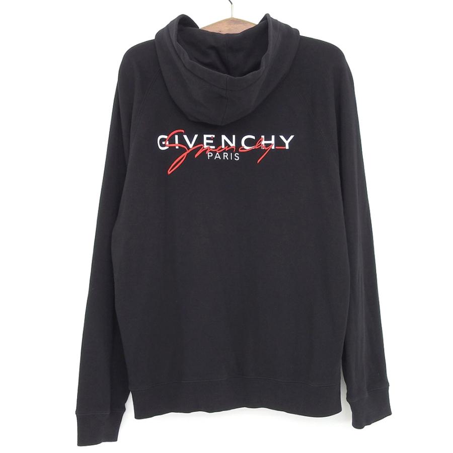 国内正規/20SS GIVENCHY ジバンシィ BMJ05K30AF シグネチャー ロゴ ジップ パーカー / トップス L ブラック メンズ : ブランドリユースショップエコスタイル ...