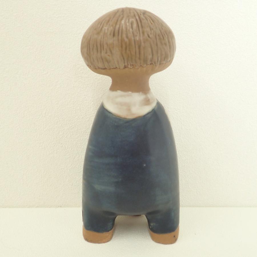 LISA LARSON リサ・ラーソン Larsons Ungar ラーソンの子供達 Pelle ペレ君 オブジェ ブラウン/ブルー : ブランドリユースショップエコスタイル - 通販 ...