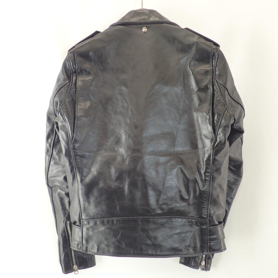 Schott N.Y.C 美品/国内正規 SCHOTT ショット 7416 613UHT ホースハイド ワンスター ダブルライダース ジャケット 36 ブラック メンズ : ブランドリユース ...