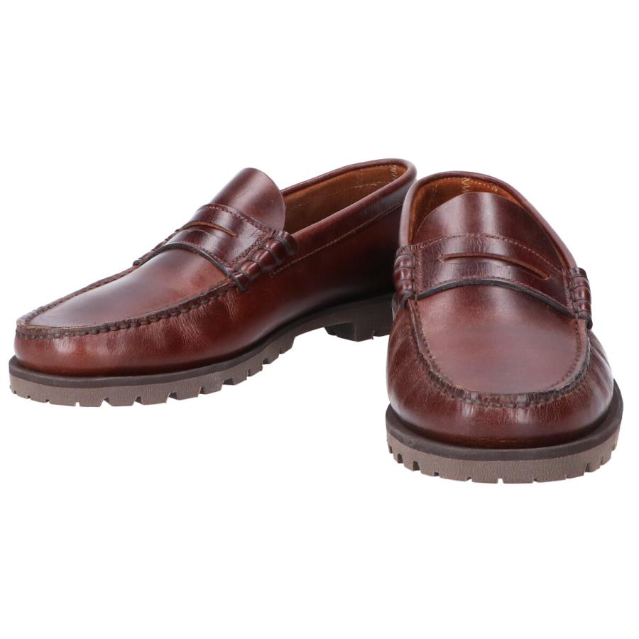 新品同様 Paraboot パラブーツ 183303 CORAUX/RAID コロー コインローファー シューズ 5 1/2 MARRON ...