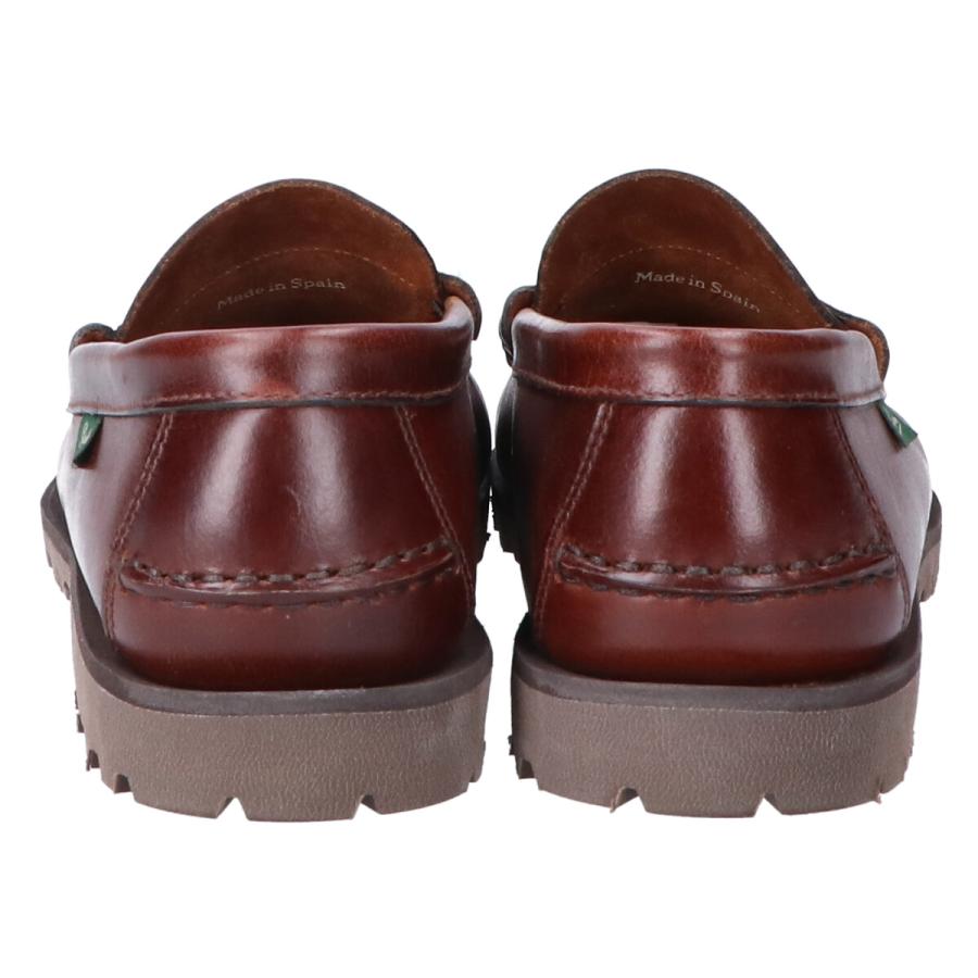 新品同様 Paraboot パラブーツ 183303 CORAUX/RAID コロー コインローファー シューズ 5 1/2 MARRON ...