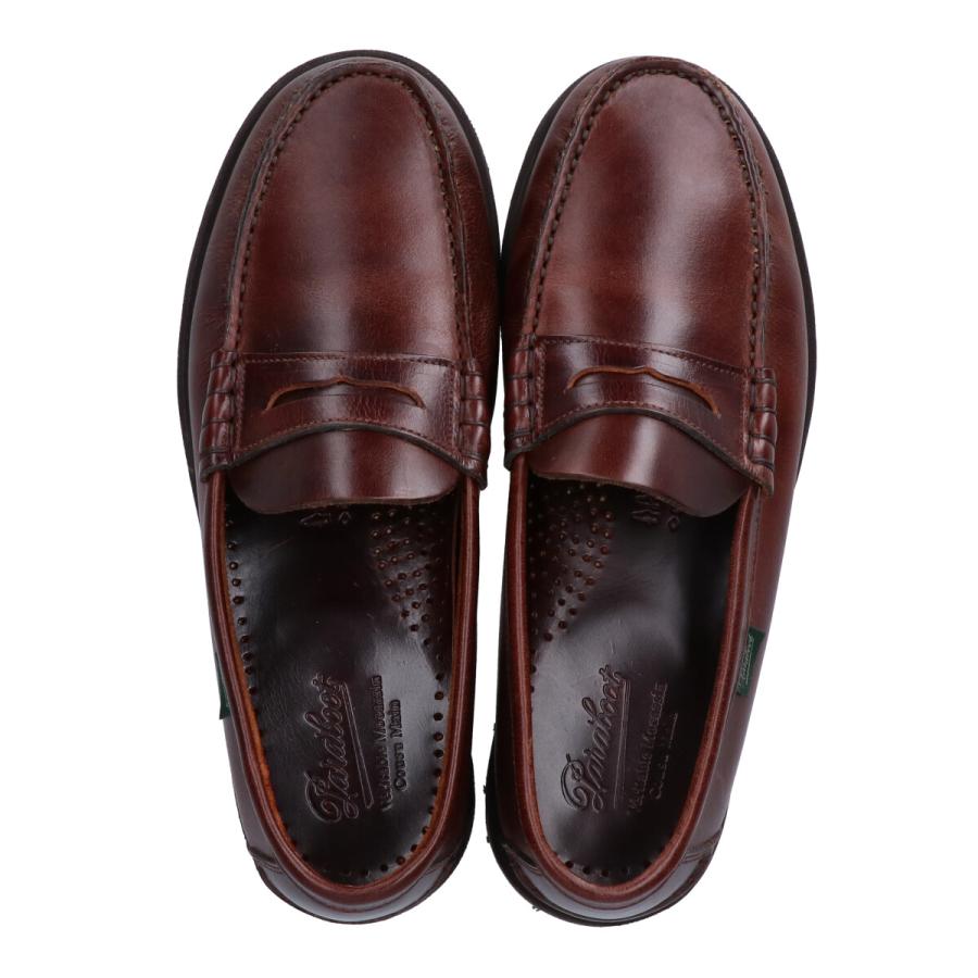 新品同様 Paraboot パラブーツ 183303 CORAUX/RAID コロー コインローファー シューズ 5 1/2 MARRON ...