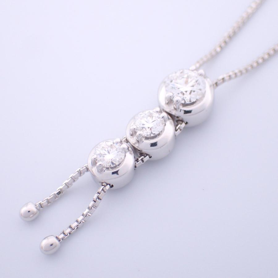 新品磨き TASAKI タサキ K18WG 5.8gトリロジー 3連ダイヤ ネックレス ホワイトゴールド レディース : ブランドリユースショップエコスタイル - 通販 - Yahoo!ショッピング