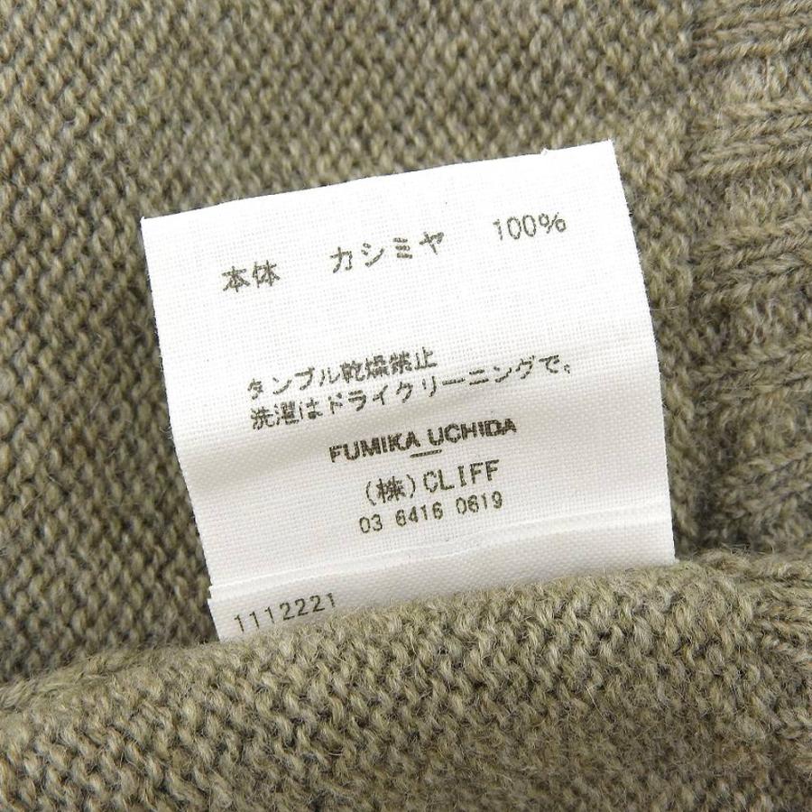美品 FUMIKA UCHIDA フミカウチダ FU-K-KT004 7G CASHMERE_CREW 美品 FUMIKA UCHIDA フミカウチダ FU-K-KT004 7G CASHMERE_CREW