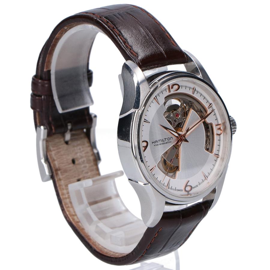 HAMILTON ハミルトン H32565555 ジャズマスター OPEN HEART AUTO シースルーケースバック 自動巻き 腕時計 ...