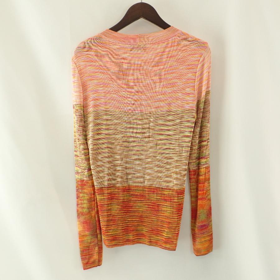 MISSONI 美品/正規 ミッソーニ マルチボーダー ニット トップス/スカート セットアップ トップス44/スカート40 マルチカラー レディース : ブランドリユースショップエコスタイル ...
