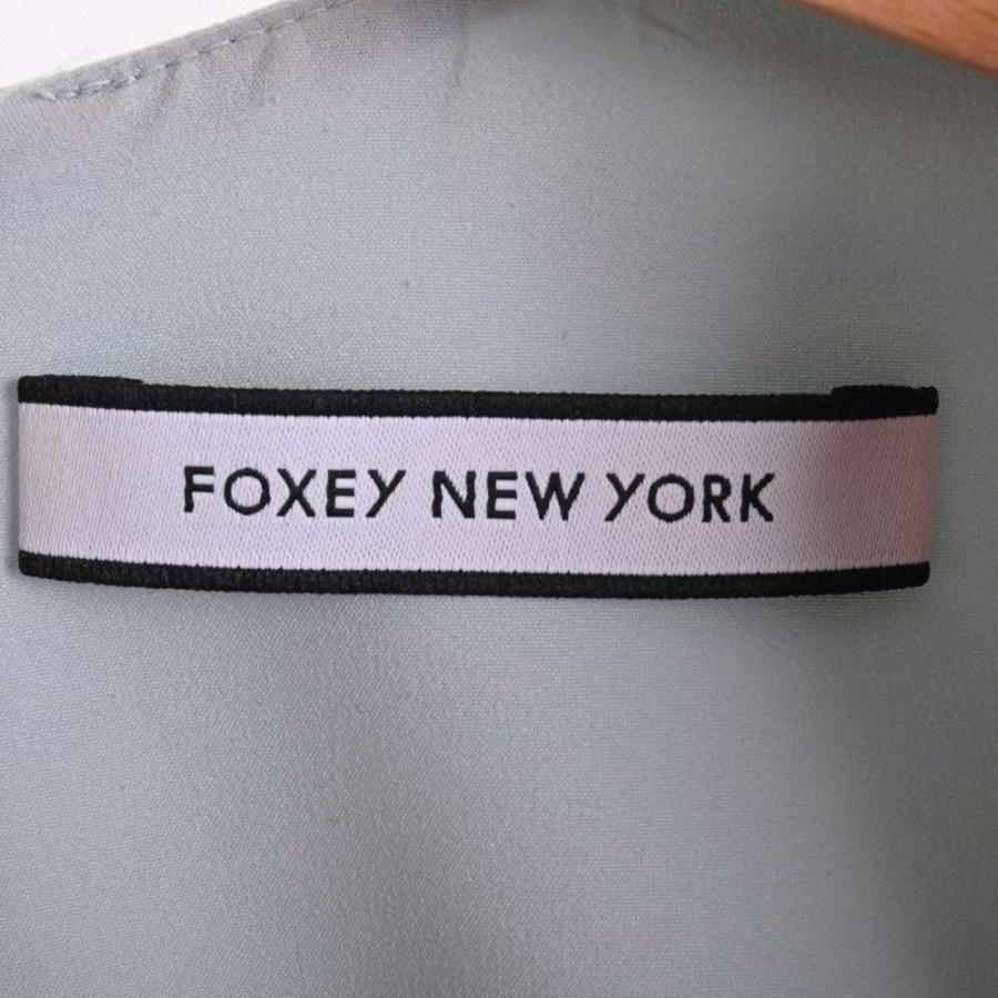 FOXEY NEW YORK フォクシーニューヨーク 39230 TWIN BELL ノースリーブ ワンピース 38 ソフィーブルー レディース : 2889900000072195 ...