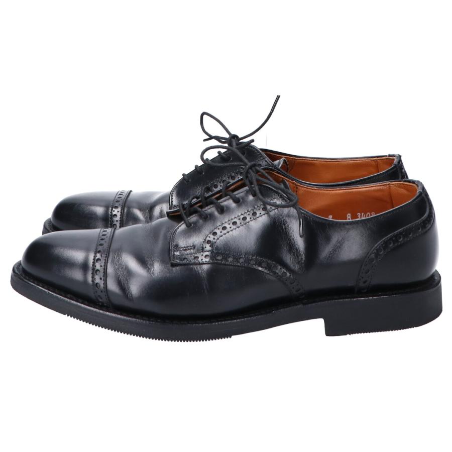 Allen Edmonds アレンエドモンズ Benton 3408 ストレートチップ シューズ 9A ブラック メンズ : ブランドリユース ...