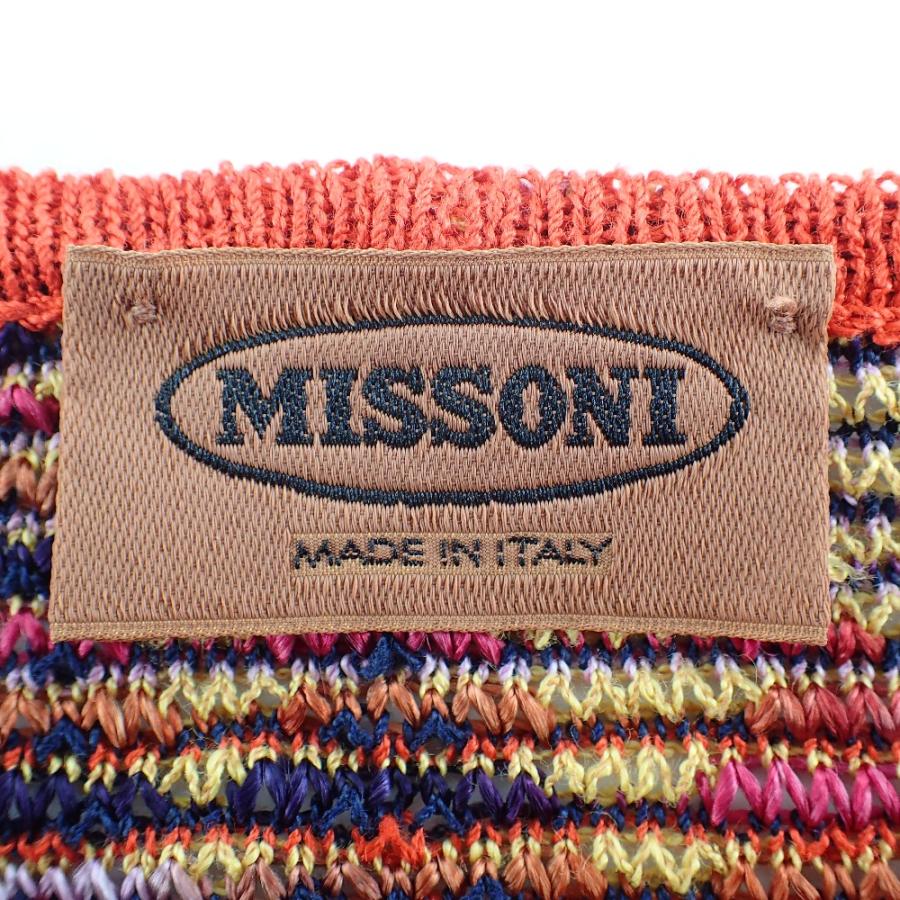 MISSONI ミッソーニ D-TK392 総柄 リネン混 ニット カーディガン 44 マルチカラー レディース : ブランドリユースショップエコスタイル - 通販 - Yahoo!ショッピング