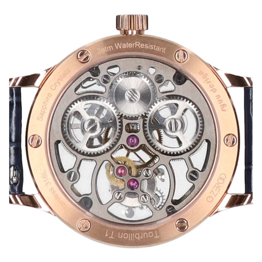 美品 ZEROO ゼロ T1 THE ARCHER FULL SKELETON TOURBILLON フルスケルトン トゥールビヨン 手巻き ...