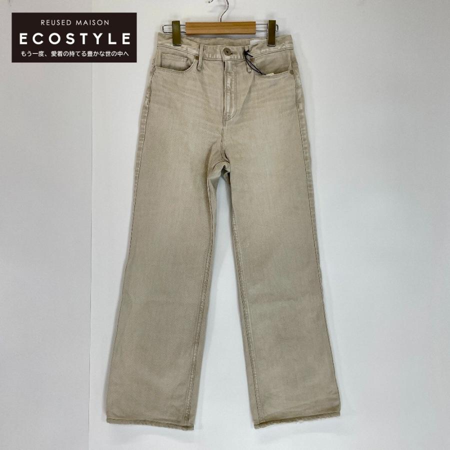 upper hights アッパーハイツ 13M449-IVY LAppartement別注 THE TAYLOR ホワイトデニム アイボリー 24 ボトムス コットン レディース 中古 ...