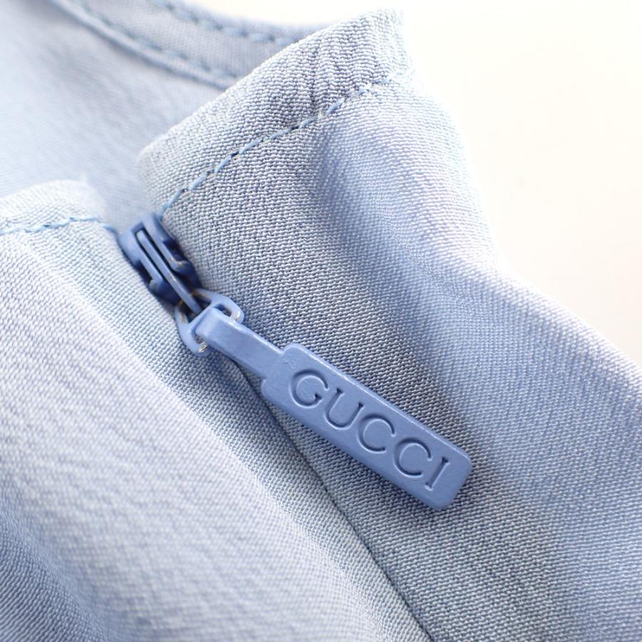 GUCCI 国内正規/ グッチ 429050 シルク パール リボン プリーツ GUCCI 国内正規/ グッチ 429050 シルク パール リボン プリーツ