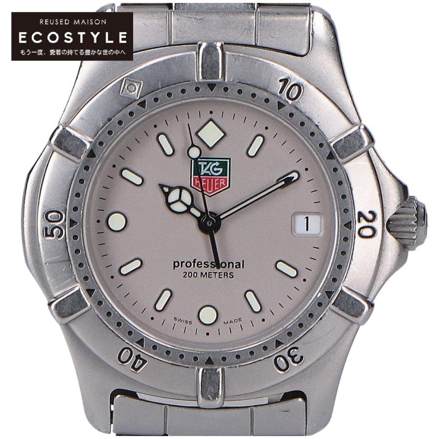 TAG HEUER タグホイヤー 962.213R プロフェッショナル クオーツ 腕時計 シルバー メンズ : ブランドリユースショップエコス ...