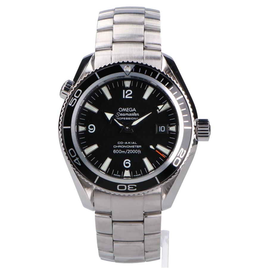 OMEGA オメガ シルバーSS 2201.50.00 シーマスタープラネットオーシャン コーアクシャル 自動巻き腕時計 シルバー メンズ ...