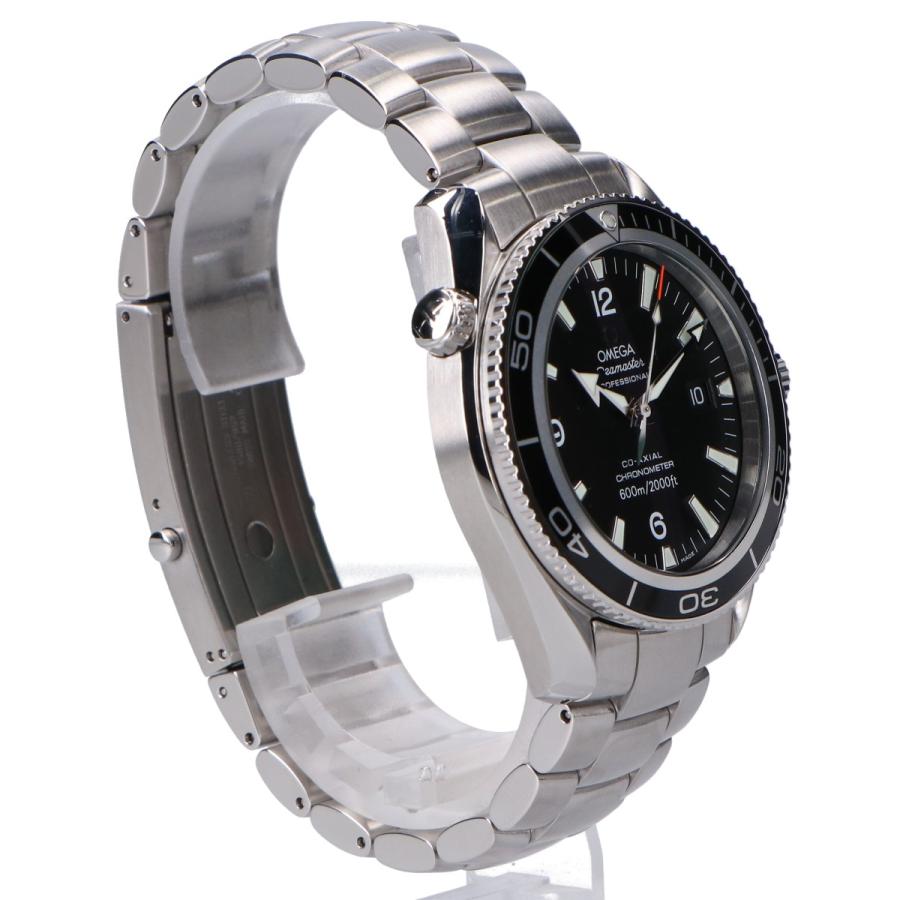 OMEGA オメガ シルバーSS 2201.50.00 シーマスタープラネットオーシャン コーアクシャル 自動巻き腕時計 シルバー メンズ ...