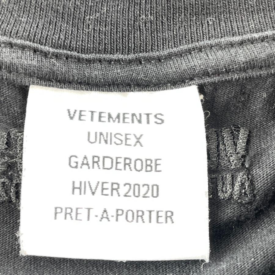 Vetements ヴェトモン ブラック UAH20TR901 プラネット ナンバー T