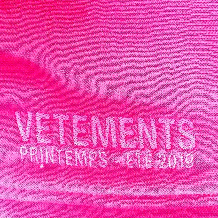 Vetements ヴェトモン ピンク USS197010 カートゥーンプリント