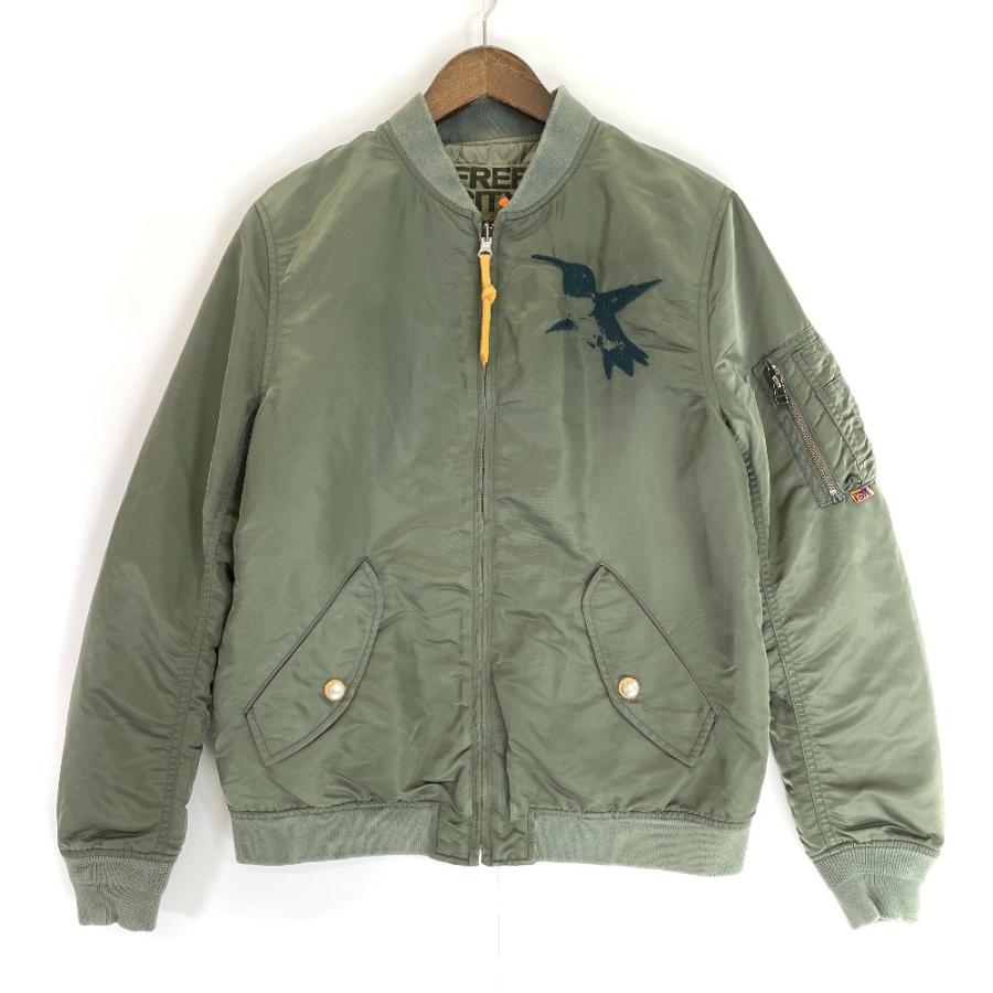 FREE CITY フリーシティー カーキ 700060-283 FCJJKT53 SPRW LNL SUN リバーシブルアーミージャケット ...